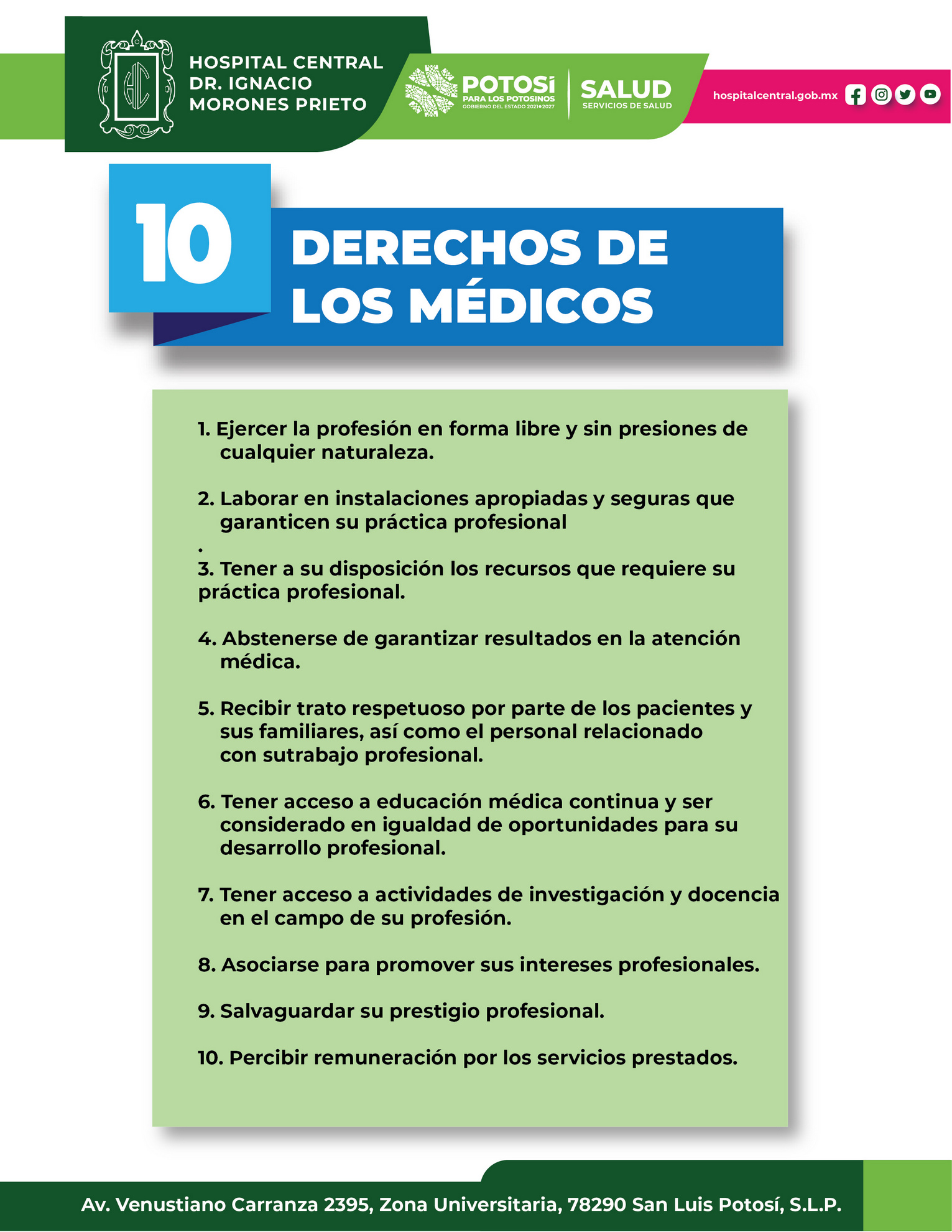 Hospital Central Dr. Ignacio Morones Prieto